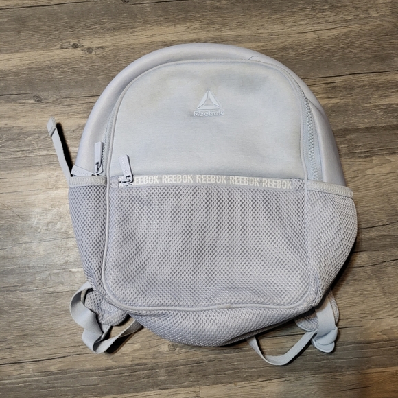 Reebok | Bags | Reebok Phoenix Mini Backpack Gray Front Zipper Pocket ...